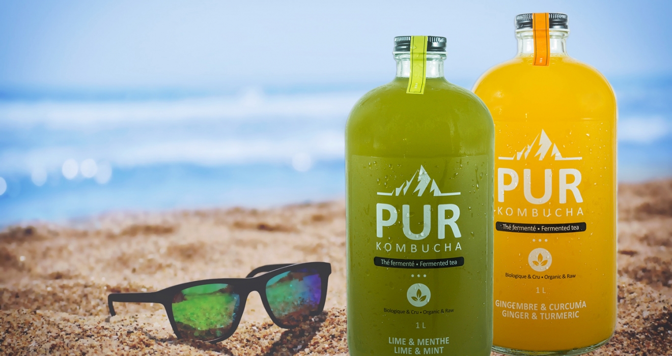 Pur Kombucha - Un kombucha fait de vrais fruits frais